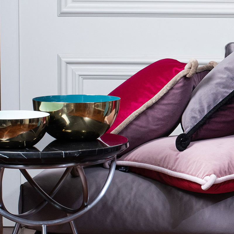 Lilac Double-Sided Velvet Cushion | Luxury Velvet Cushions - Bivain