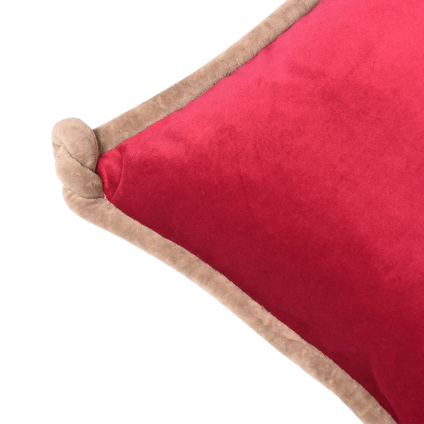 Lilac Double-Sided Velvet Cushion | Buy online from Bivain